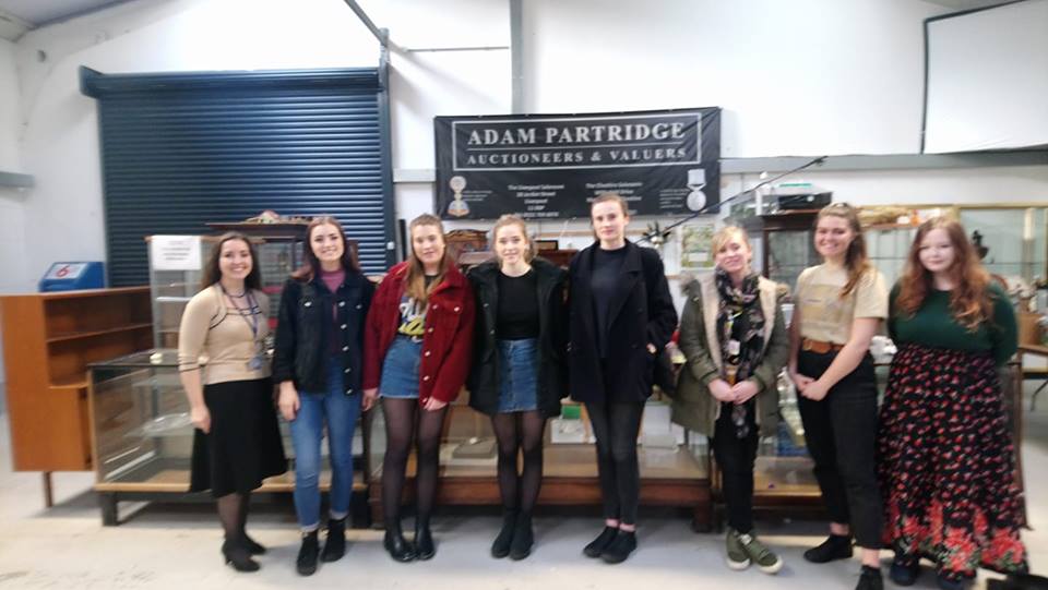 History of Art students visit the Liverpool Saleroom of Adam Partridge ...